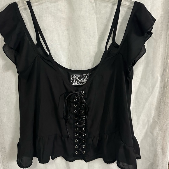 Killstar | Tops | Killstar Laceup Top L | Poshmark